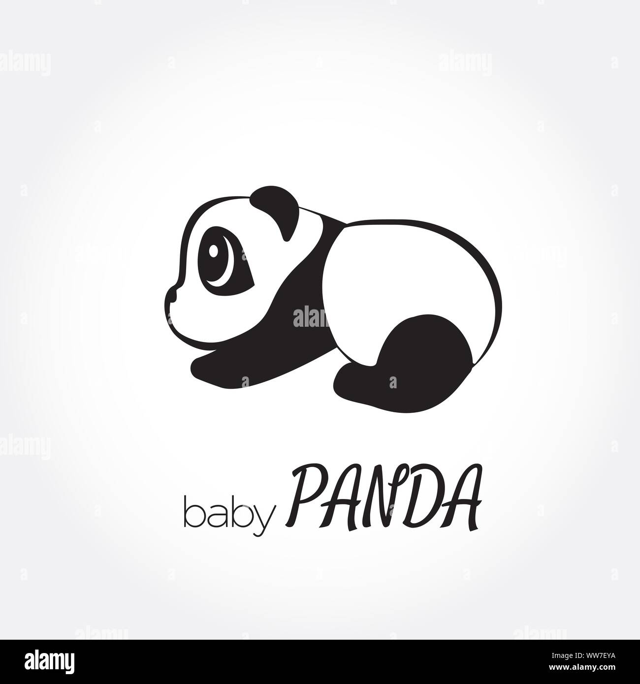 Cute baby panda vector Stock Vector Image & Art - Alamy