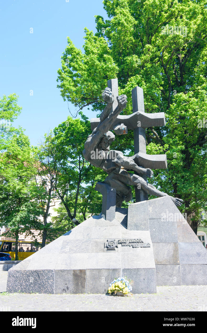 Lviv (Lwiw, Lemberg): Monument to the Victims of Communist Crimes in ...