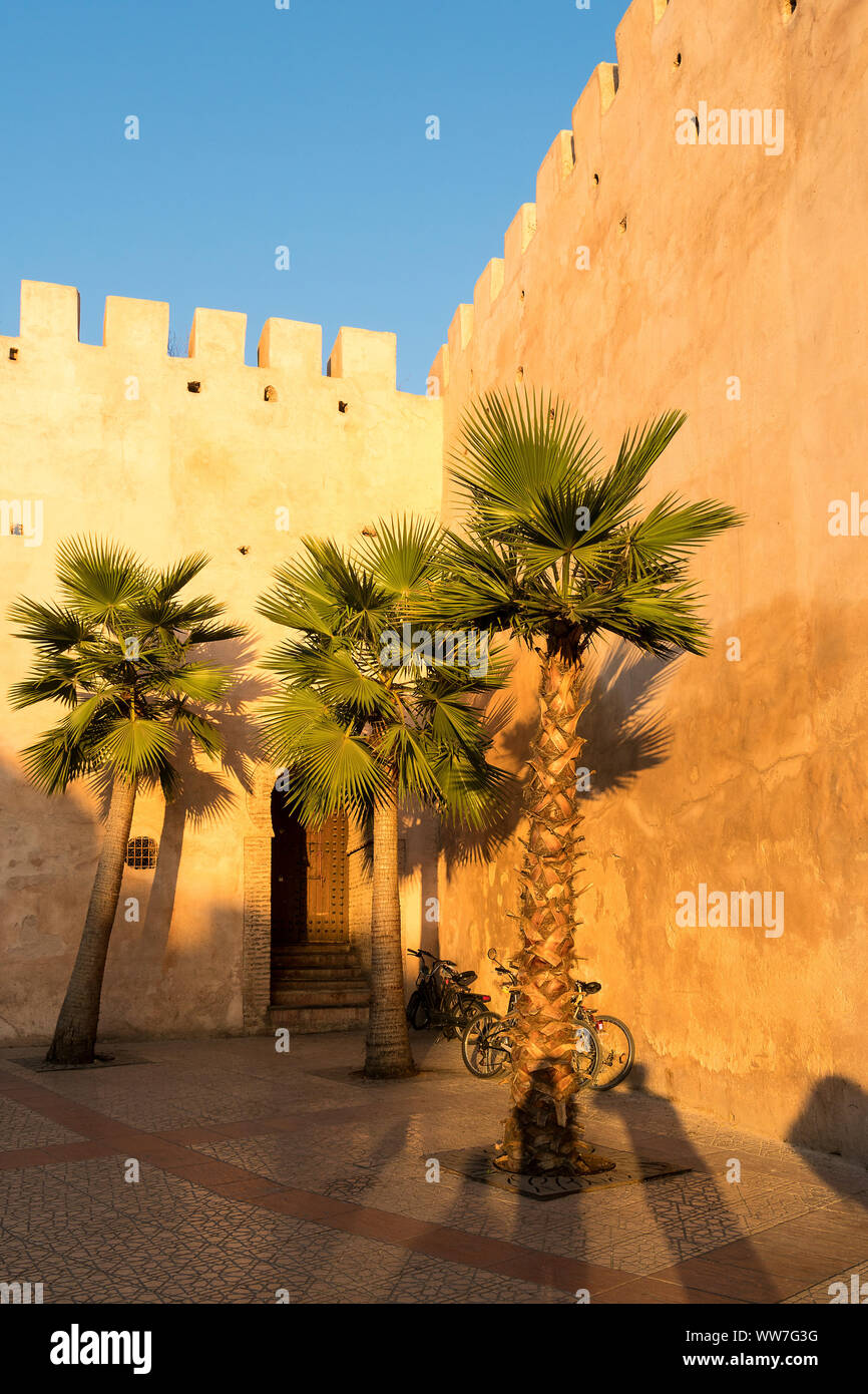 Morocco, royal city of Meknes, Bab El Mansour, city wall and gate ...