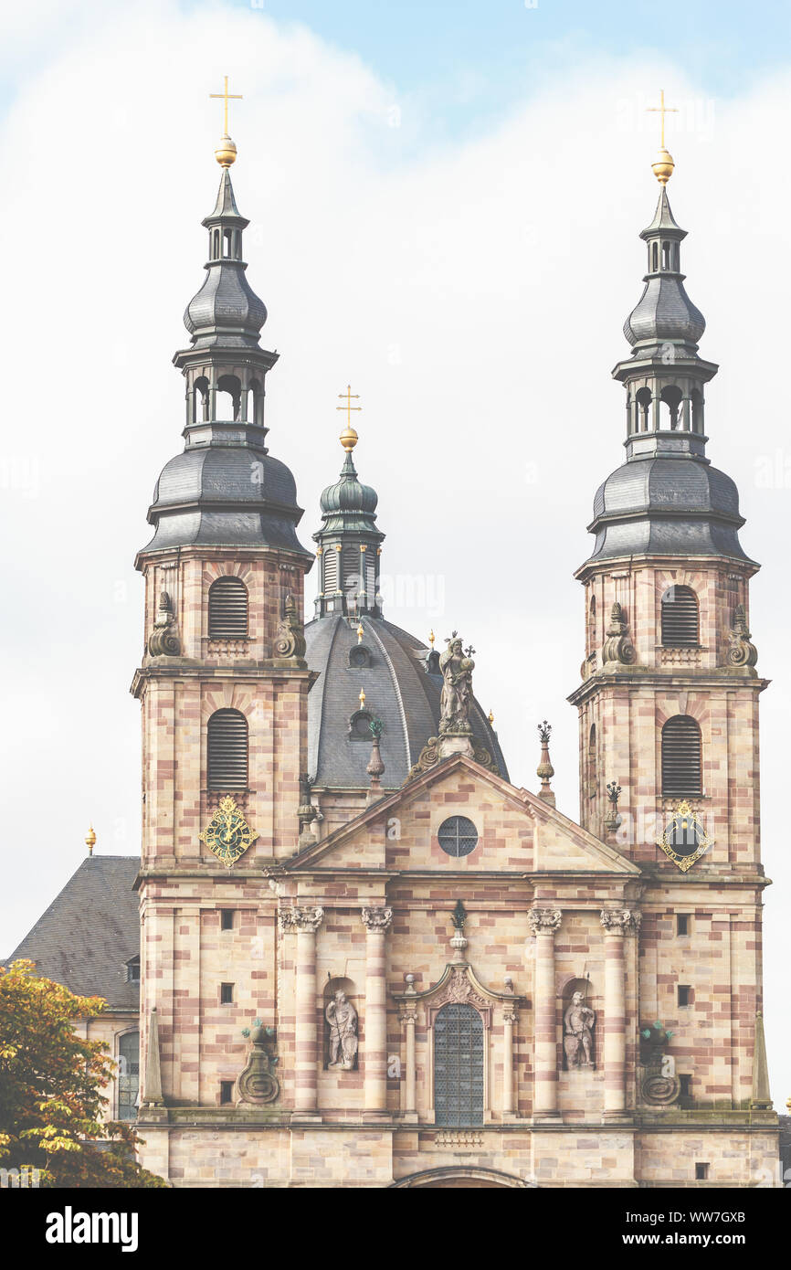 Fulda Cathedral, Christ the Saviour, historic baroque church, Fulda ...