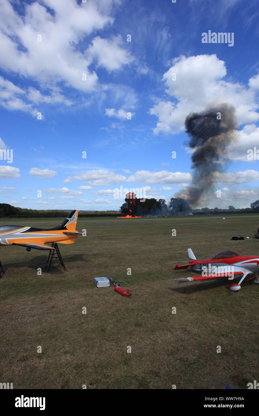 Fireworks and Pyrotechnic explosions during model aircraft flights ...