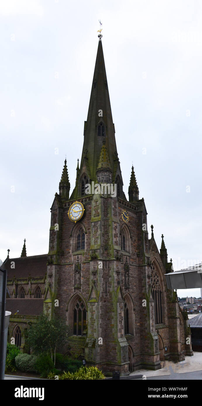 Gothic church in the center of Birmingham Stock Photo - Alamy
