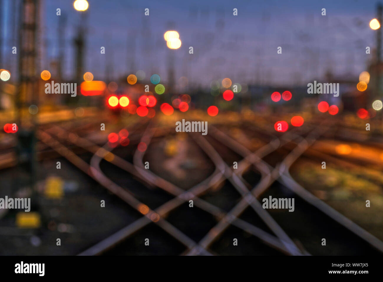 Red Train Signal High Resolution Stock Photography and Images - Alamy