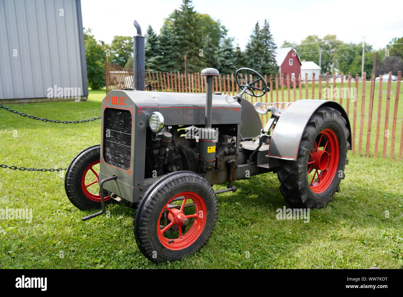 Calumetville, Wisconsin Old fashion Tractor show Stock Photo - Alamy