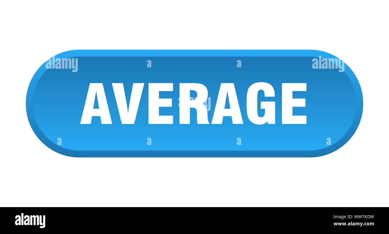 average button. average rounded blue sign. average Stock Vector Image ...