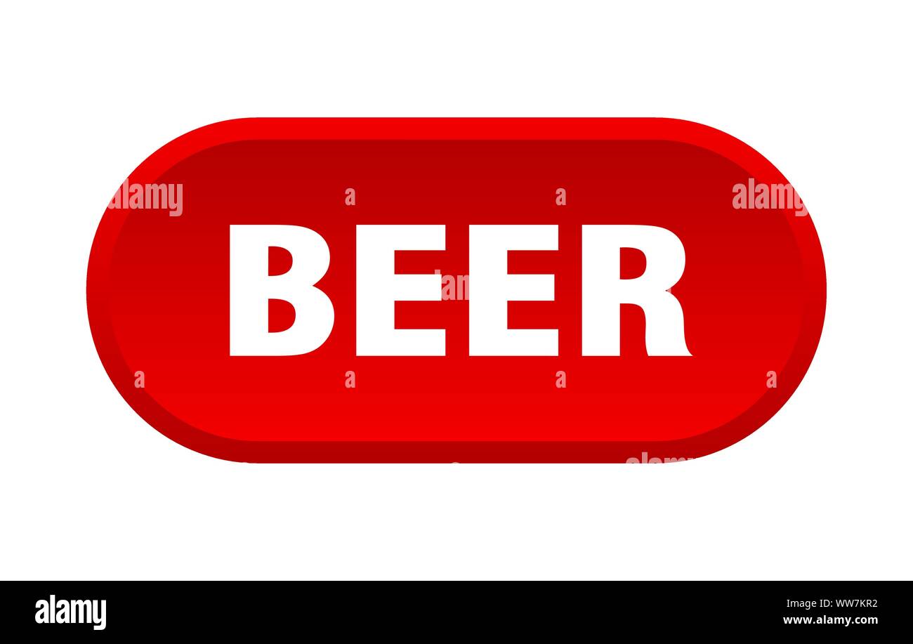 beer button. beer rounded red sign. beer Stock Vector Image & Art - Alamy