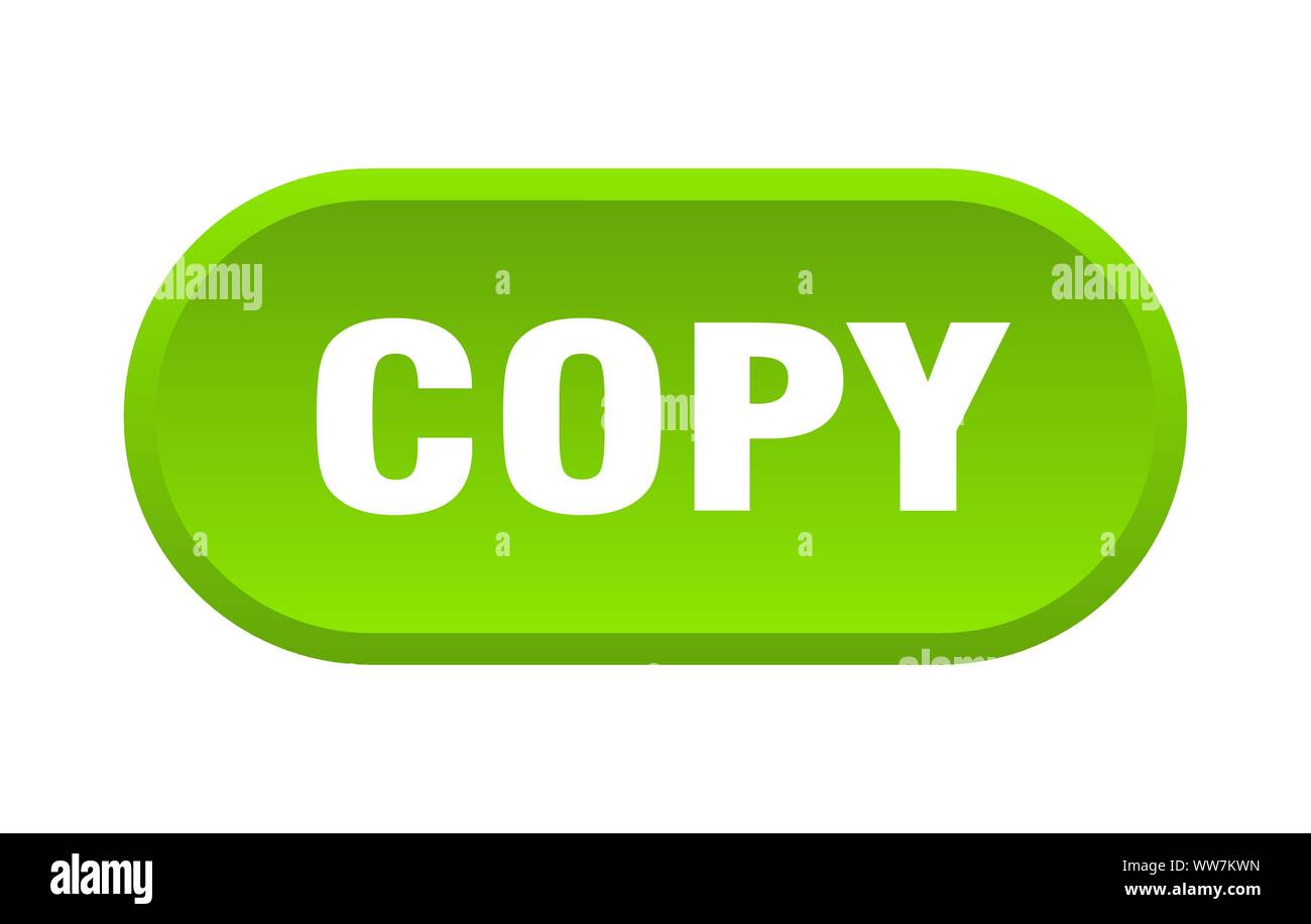 copy button. copy rounded green sign. copy Stock Vector Image & Art - Alamy