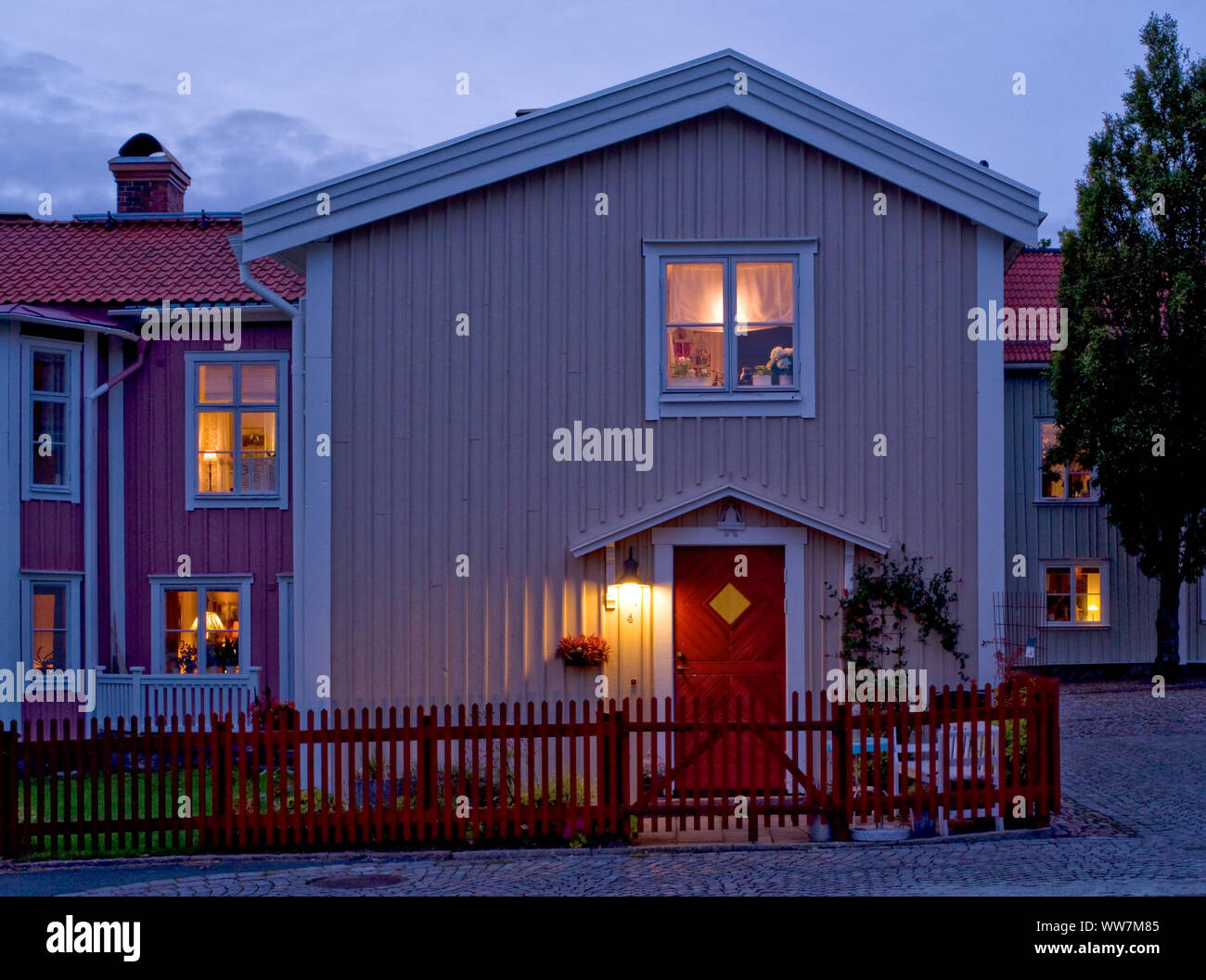 Coloured timber houses in the old town hi-res stock photography and ...