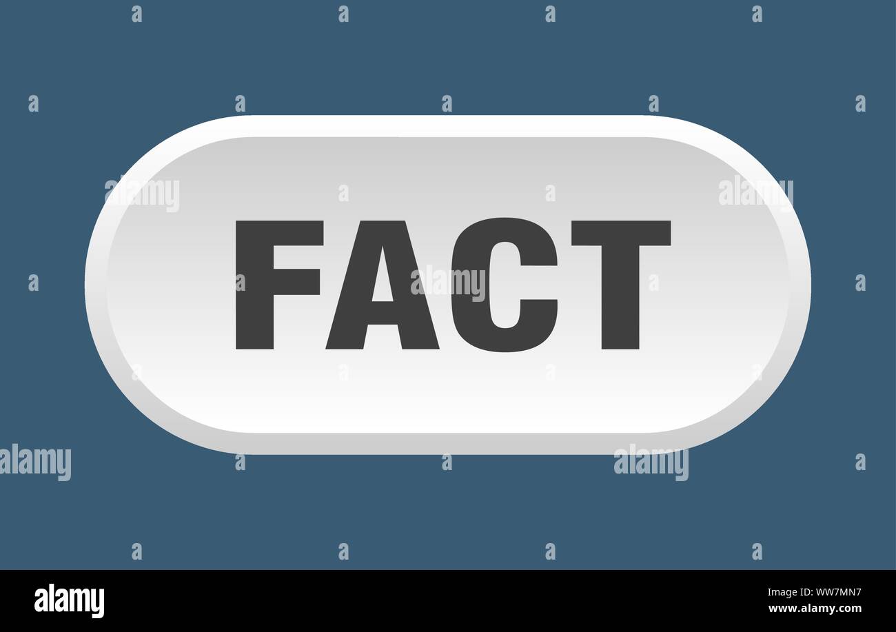 fact button. fact rounded white sign. fact Stock Vector Image & Art - Alamy