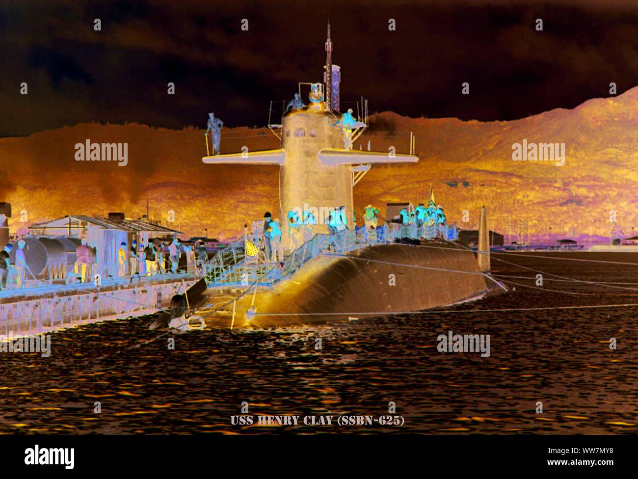 USS HENRY CLAY (SSBN-625 Stock Photo - Alamy