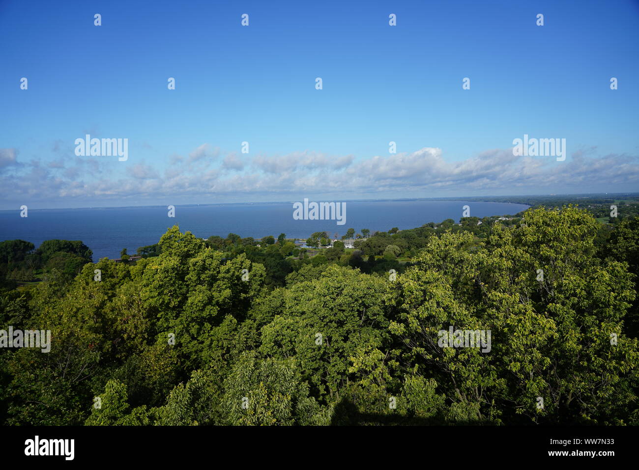 Sherwood, Wisconsin: Landscape photos of High Cliff State Park Stock ...