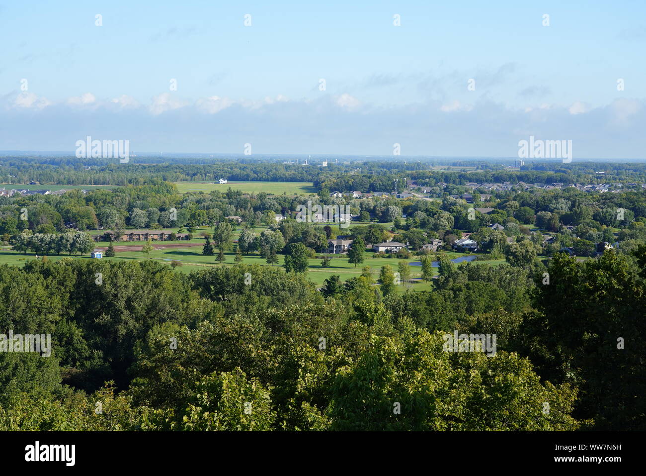 Sherwood, Wisconsin: Landscape photos of High Cliff State Park Stock ...