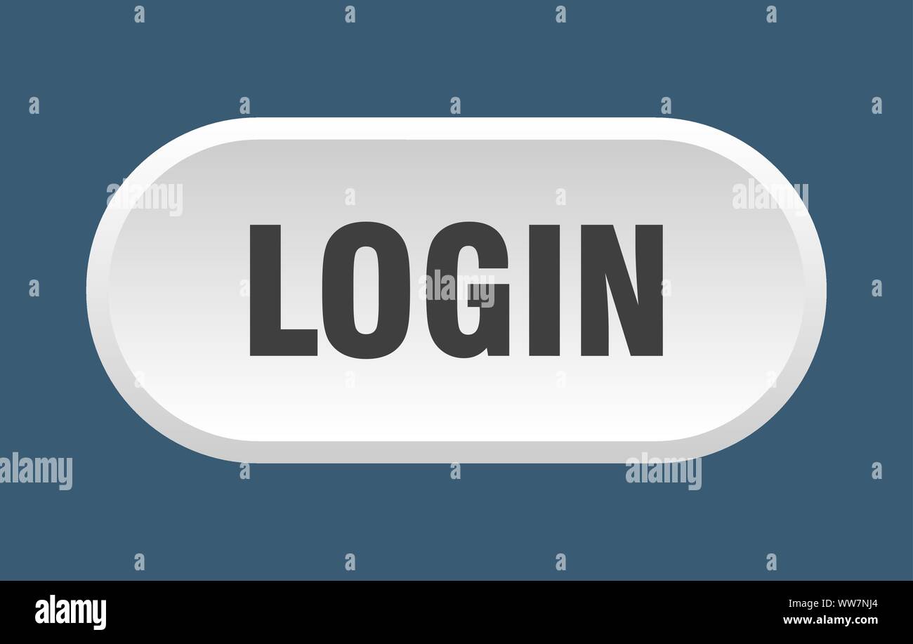 login button. login rounded white sign. login Stock Vector Image & Art ...