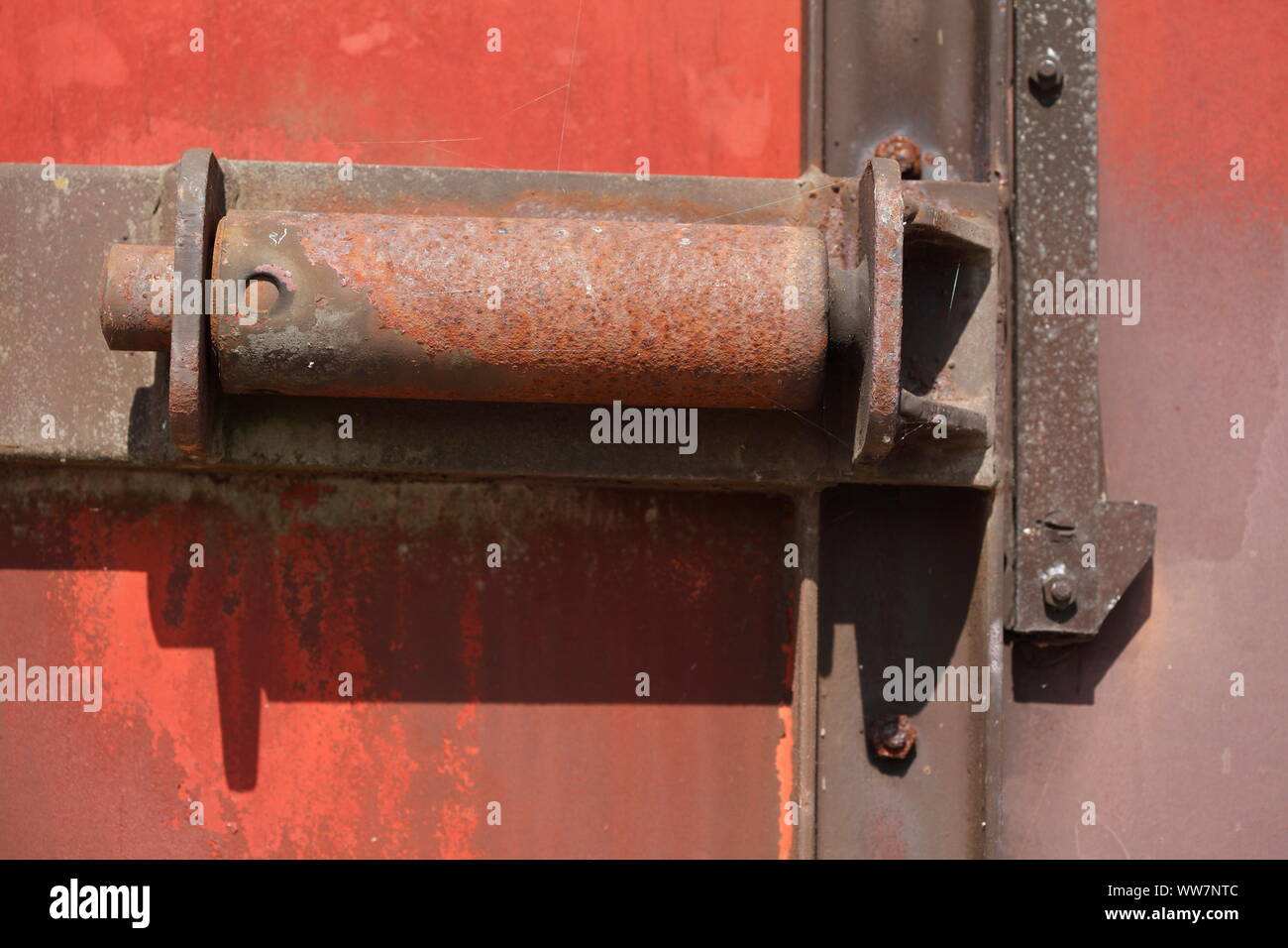 Door latch at a red rail carriage hi-res stock photography and images ...