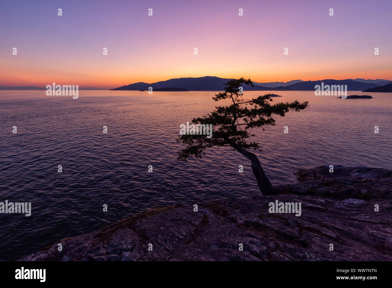 Beautiful View of Canadian Landscape on the Pacific Ocean Coast during ...
