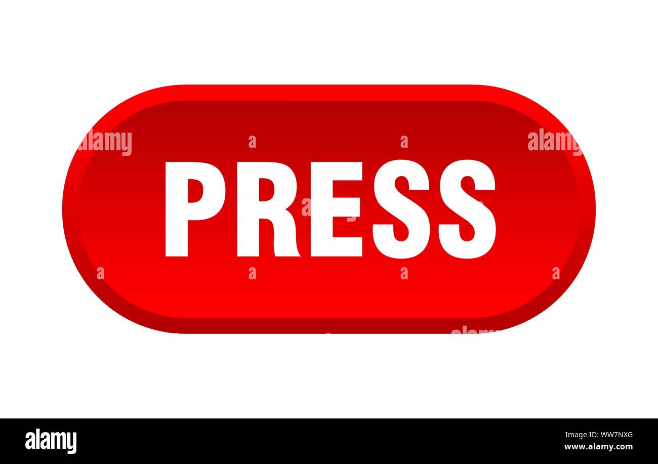 press button. press rounded red sign. press Stock Vector Image & Art ...