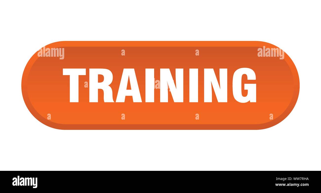 training button. training rounded orange sign. training Stock Vector ...