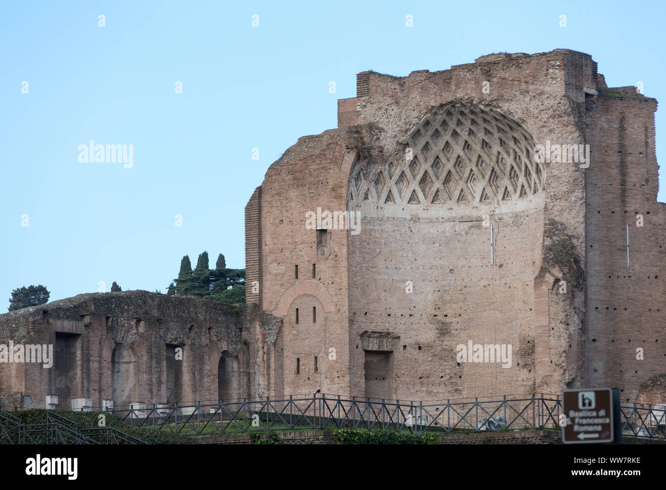 Temple of venus and roma hi-res stock photography and images - Alamy