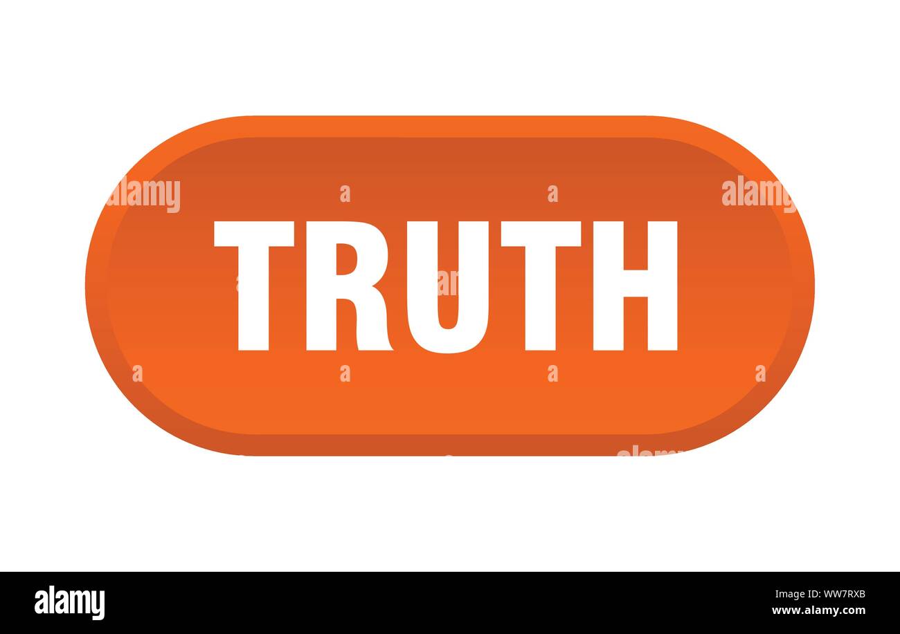 truth button. truth rounded orange sign. truth Stock Vector Image & Art ...