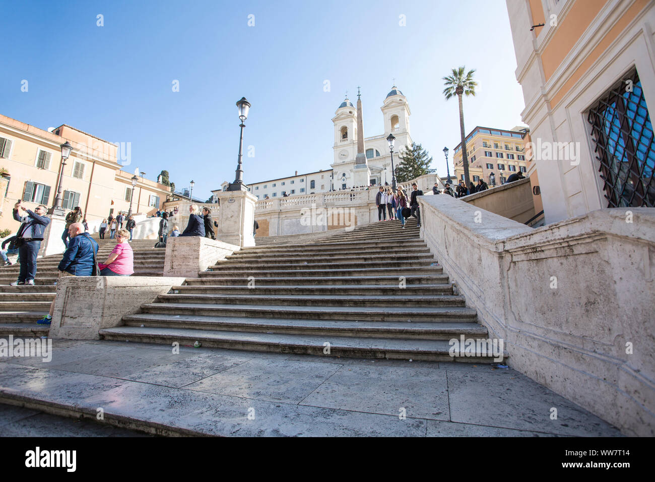 Rome spanish steps hi-res stock photography and images - Alamy