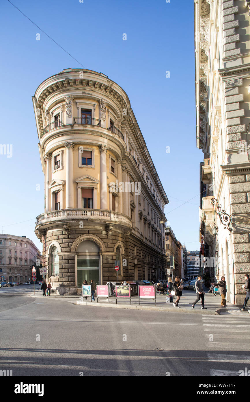 Italy, Rome, buildings at the Piazza Cavour Stock Photo - Alamy