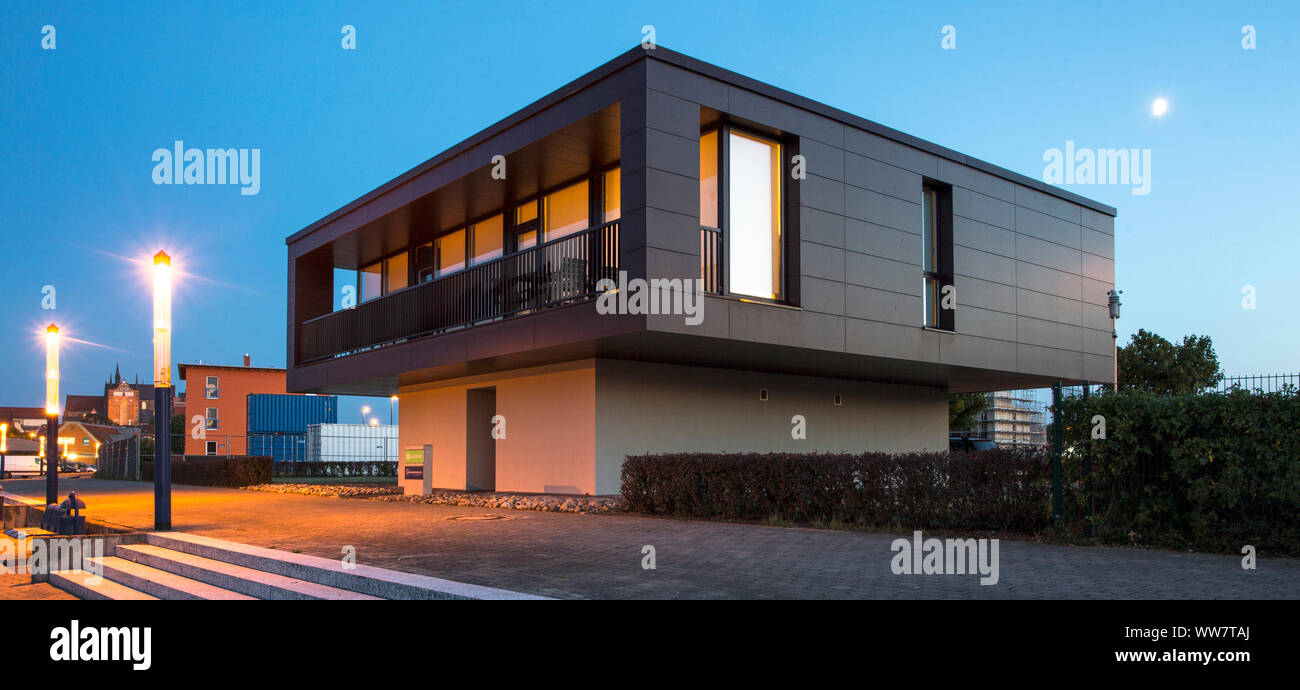 Modern harbour city district in hi-res stock photography and images - Alamy