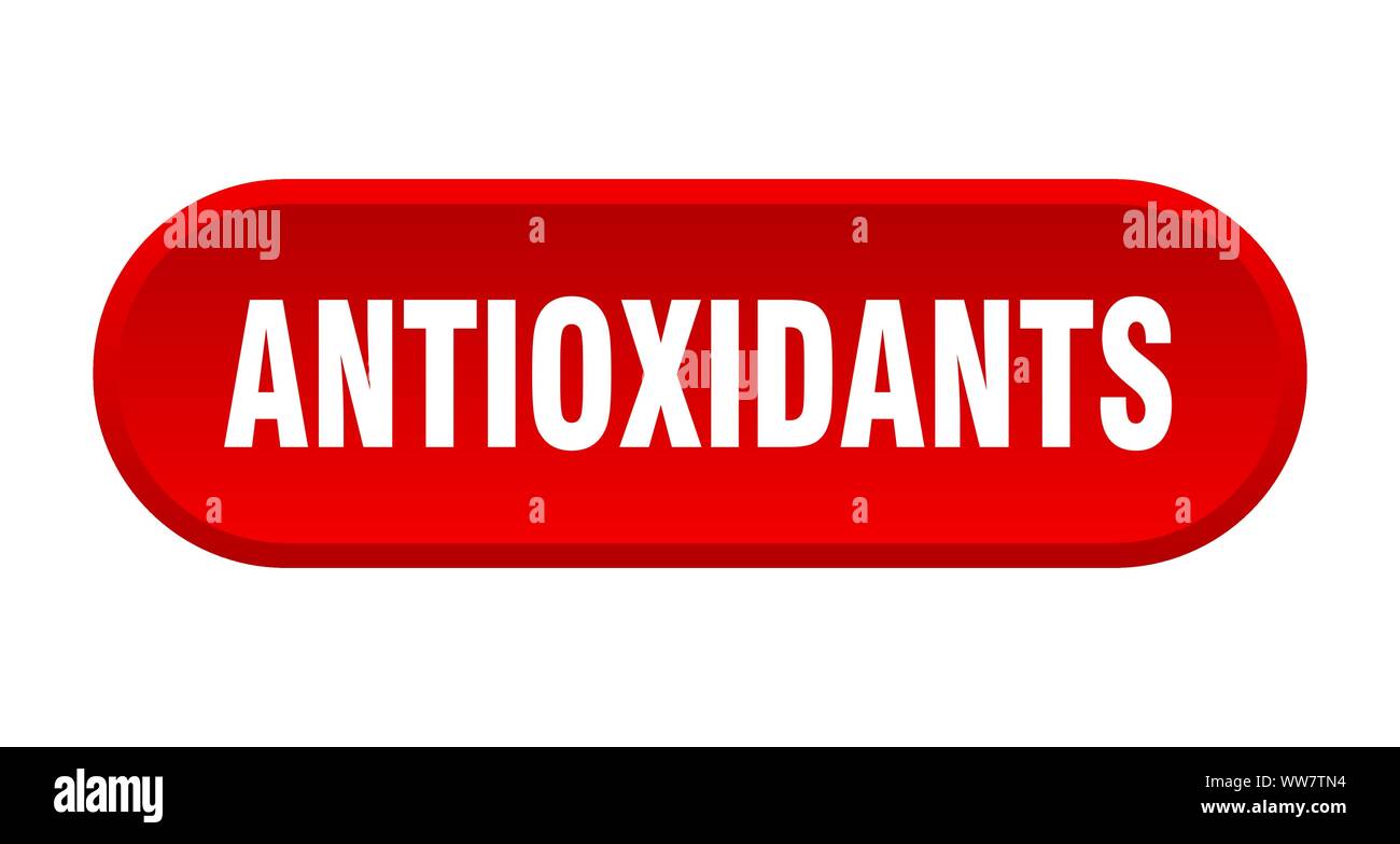antioxidants button. antioxidants rounded red sign. antioxidants Stock ...