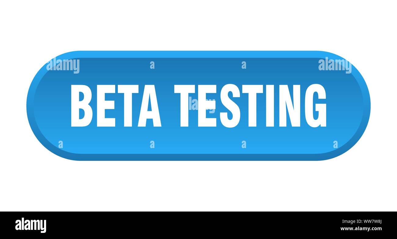 beta testing button. beta testing rounded blue sign. beta testing Stock ...