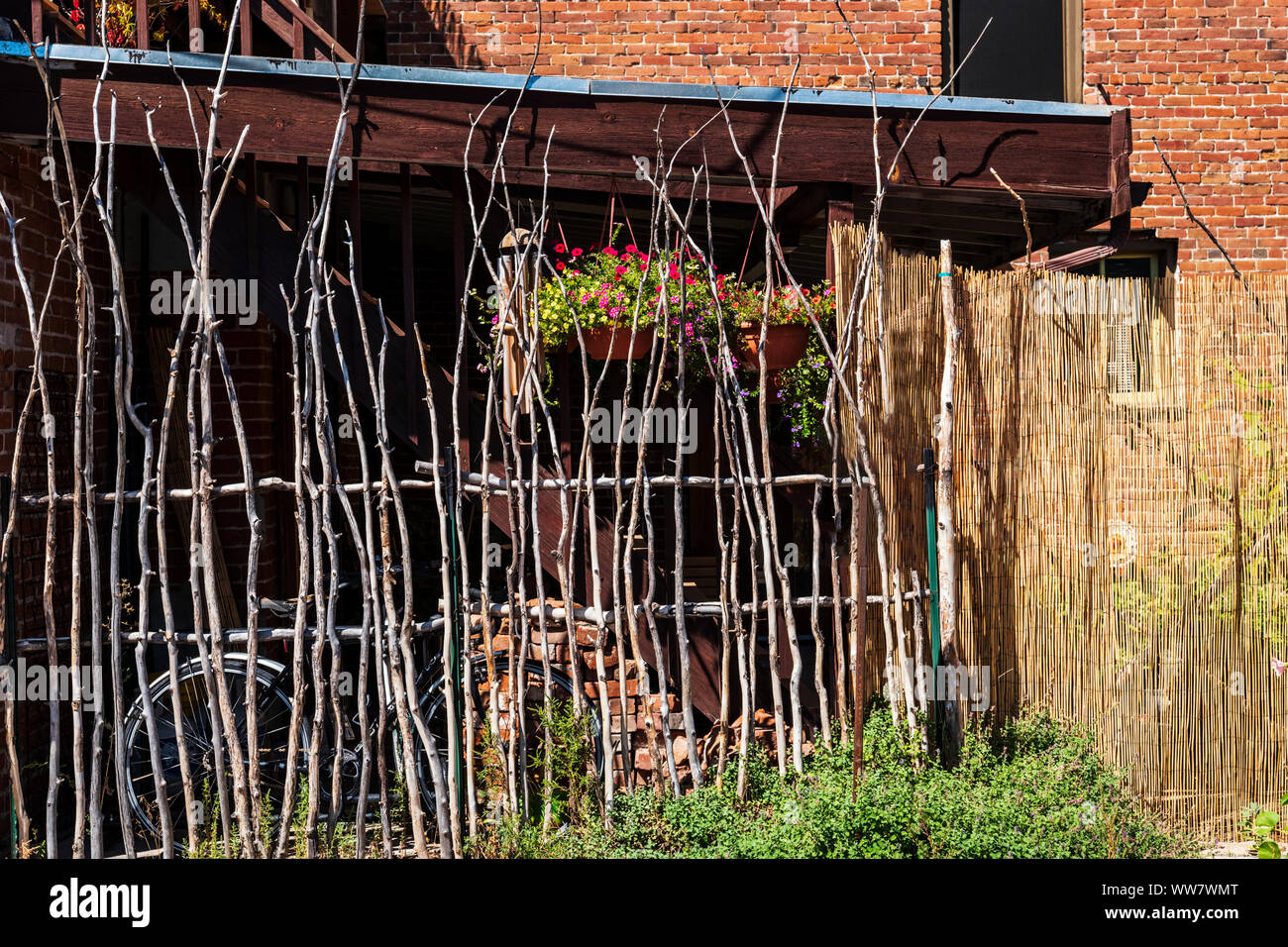 Bamboo and boundary fence hi-res stock photography and images - Alamy