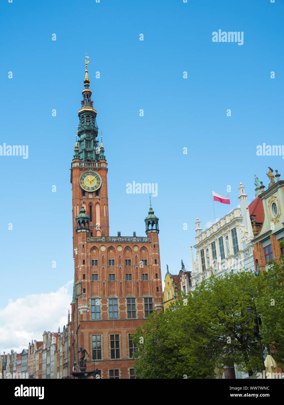 Main Town Hall in Gdańsk, Poland Stock Photo - Alamy
