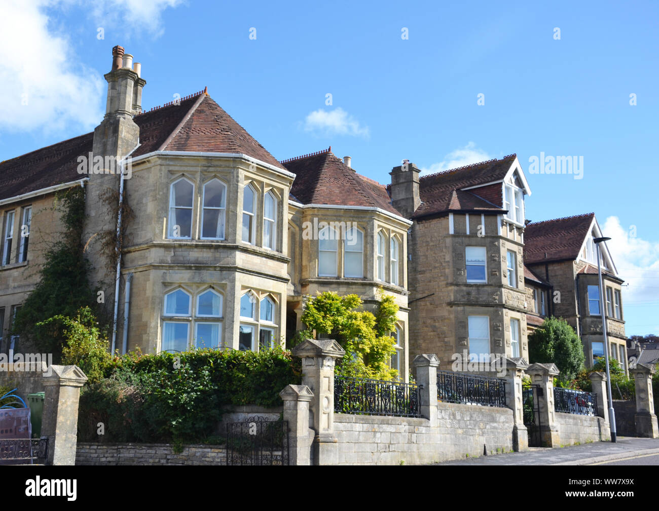 Traditional English houses, UK Stock Photo - Alamy