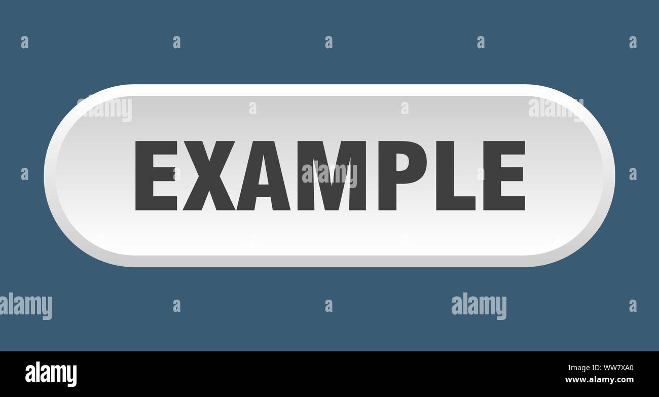 example button. example rounded white sign. example Stock Vector Image & Art - Alamy