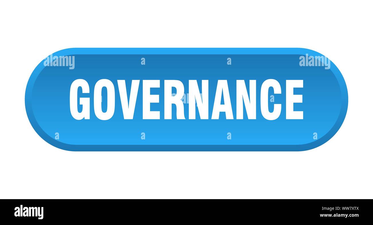 governance button. governance rounded blue sign. governance Stock ...