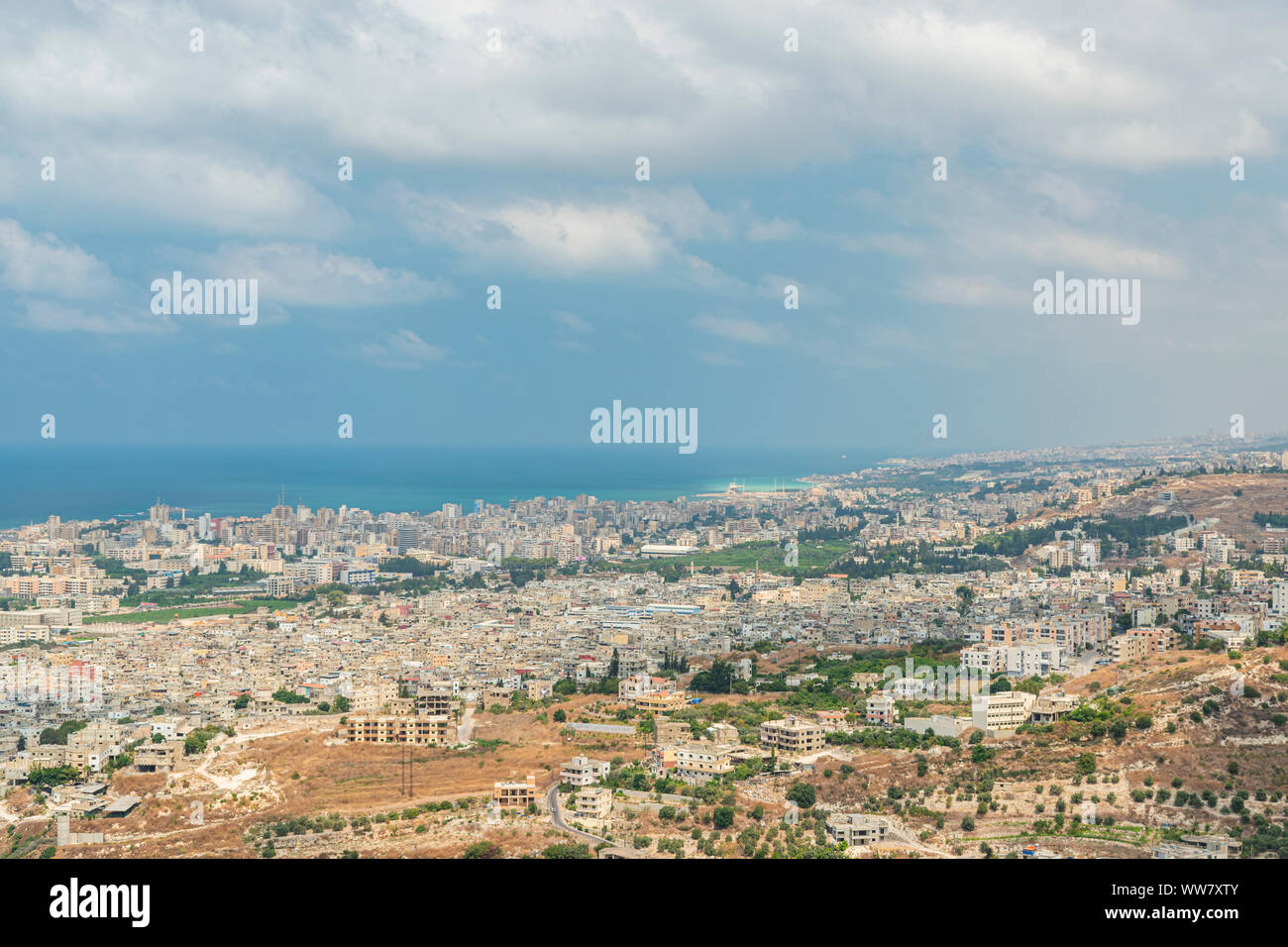Overlooking the magical Bekaa Valley Stock Photo - Alamy
