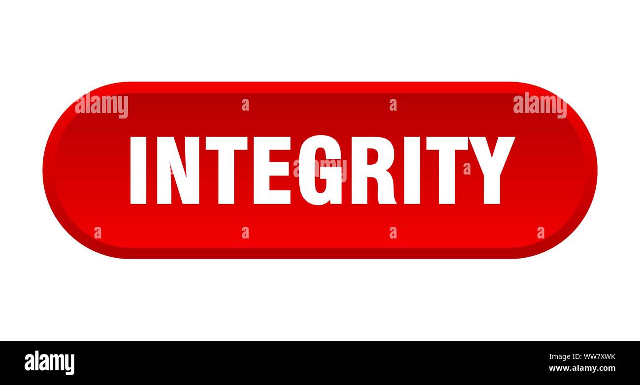 integrity button. integrity rounded red sign. integrity Stock Vector ...