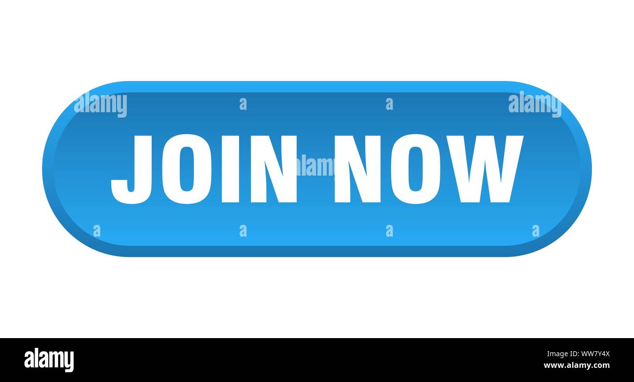 join now button. join now rounded blue sign. join now Stock Vector ...