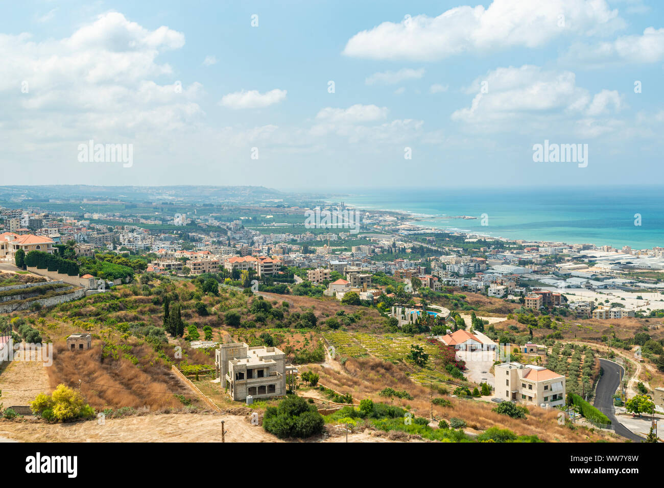 Overlooking the magical Bekaa Valley Stock Photo - Alamy