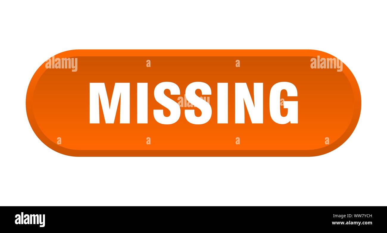 missing button. missing rounded orange sign. missing Stock Vector Image ...