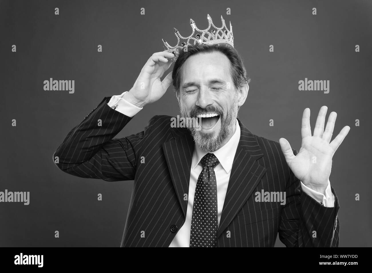 Become king ceremony. I am just superior. Award and achievement ...