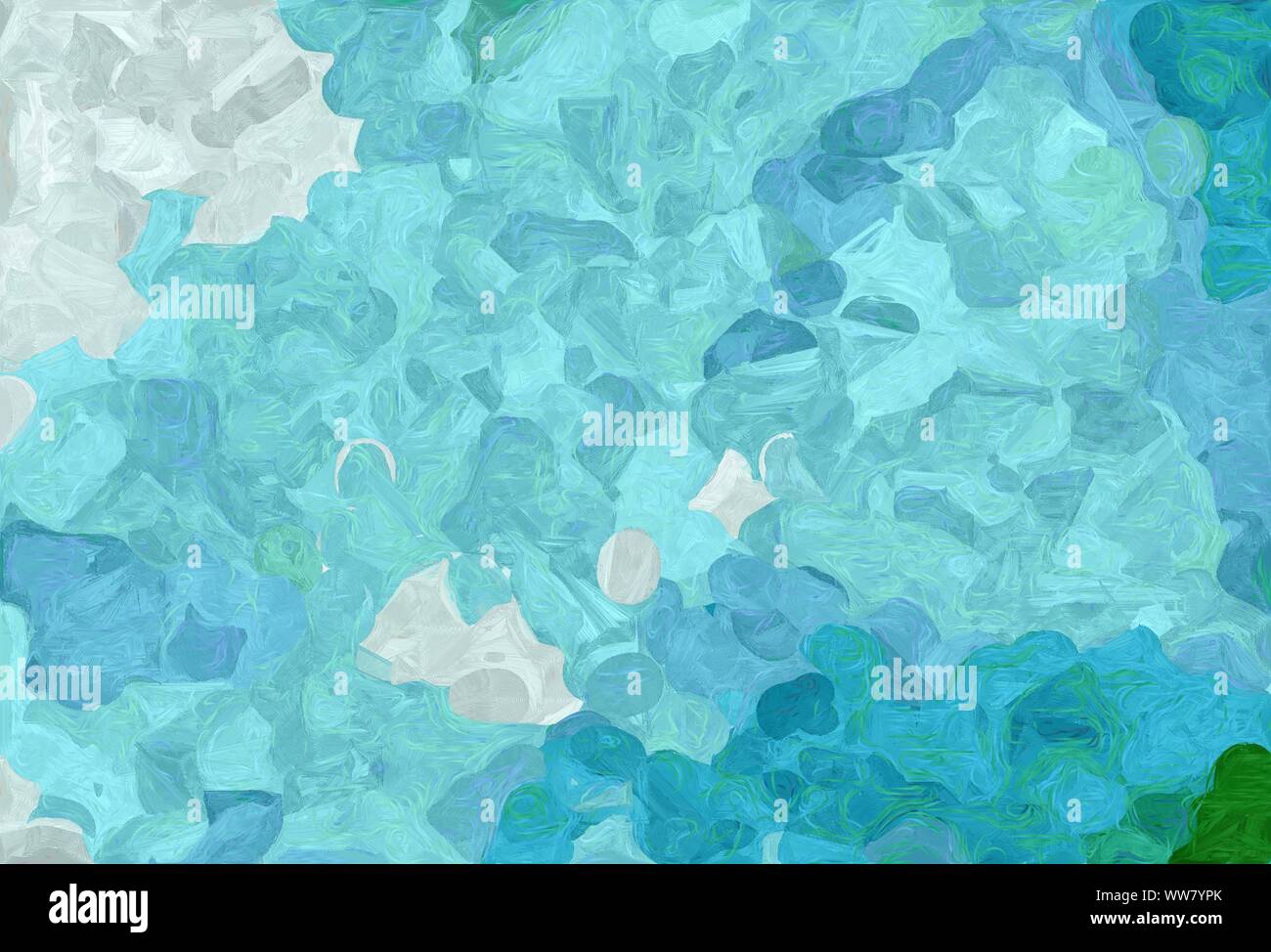 abstract creative painting style with sky blue, light gray and light ...