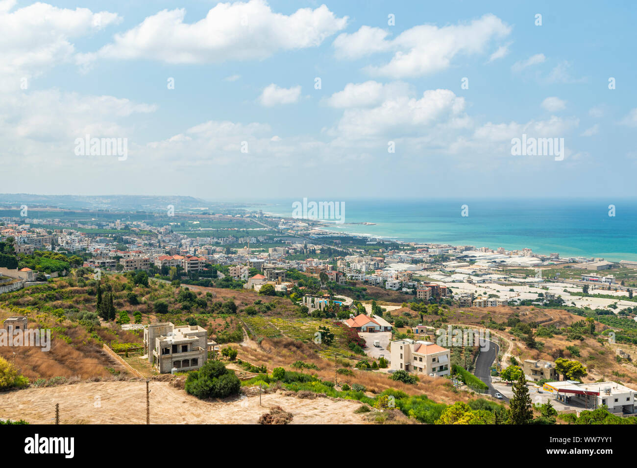 Overlooking the magical Bekaa Valley Stock Photo - Alamy