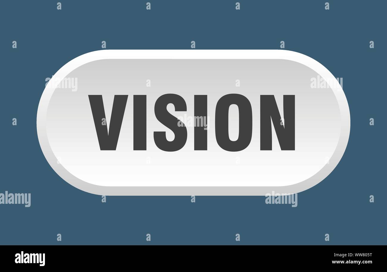 vision button. vision rounded white sign. vision Stock Vector Image ...