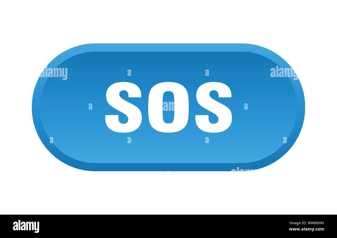 sos button. sos rounded blue sign. sos Stock Vector Image & Art - Alamy