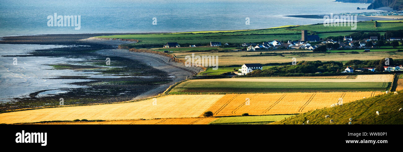 Landscape in Wales, Great Britain Stock Photo - Alamy