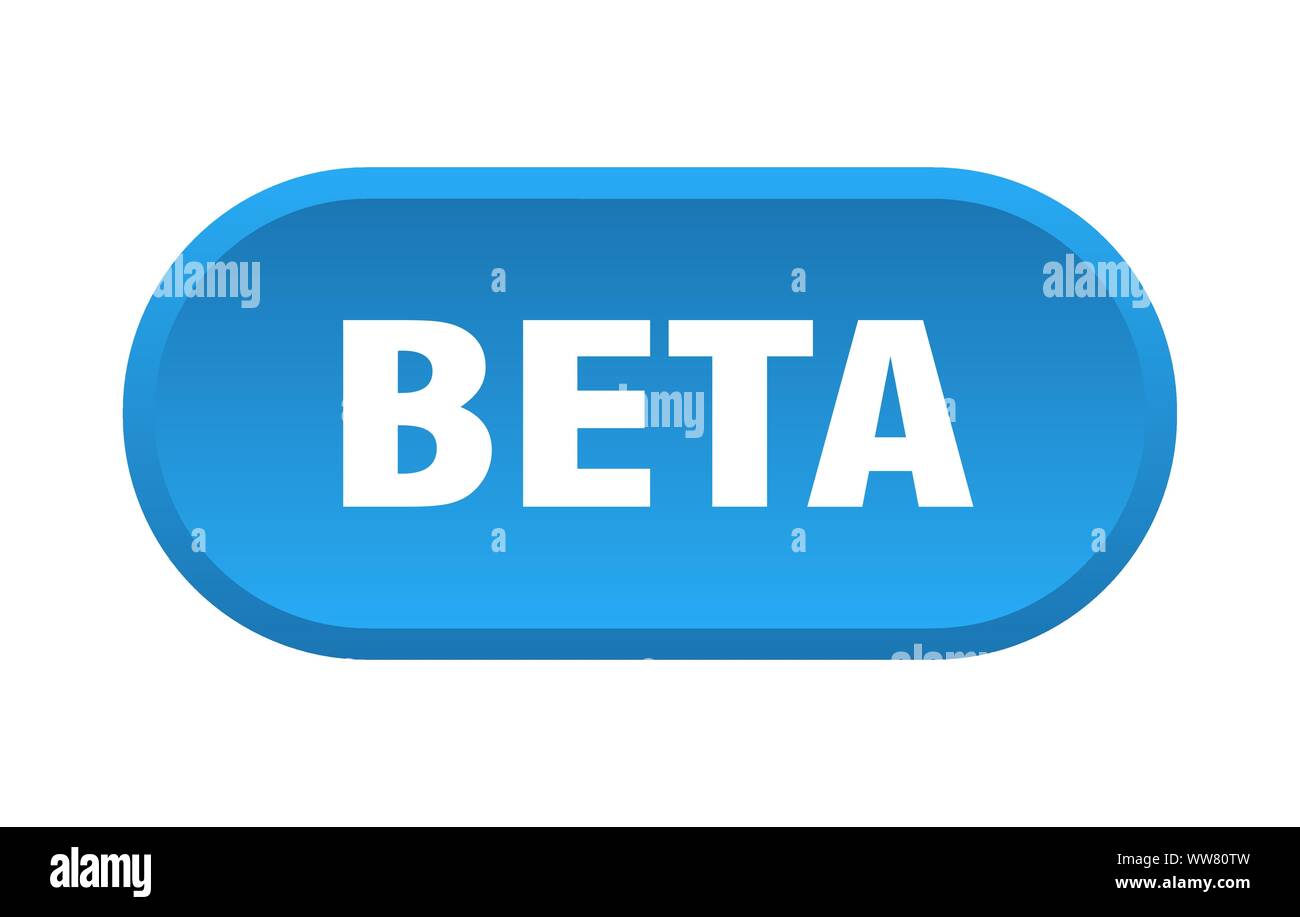 beta button. beta rounded blue sign. beta Stock Vector Image & Art - Alamy