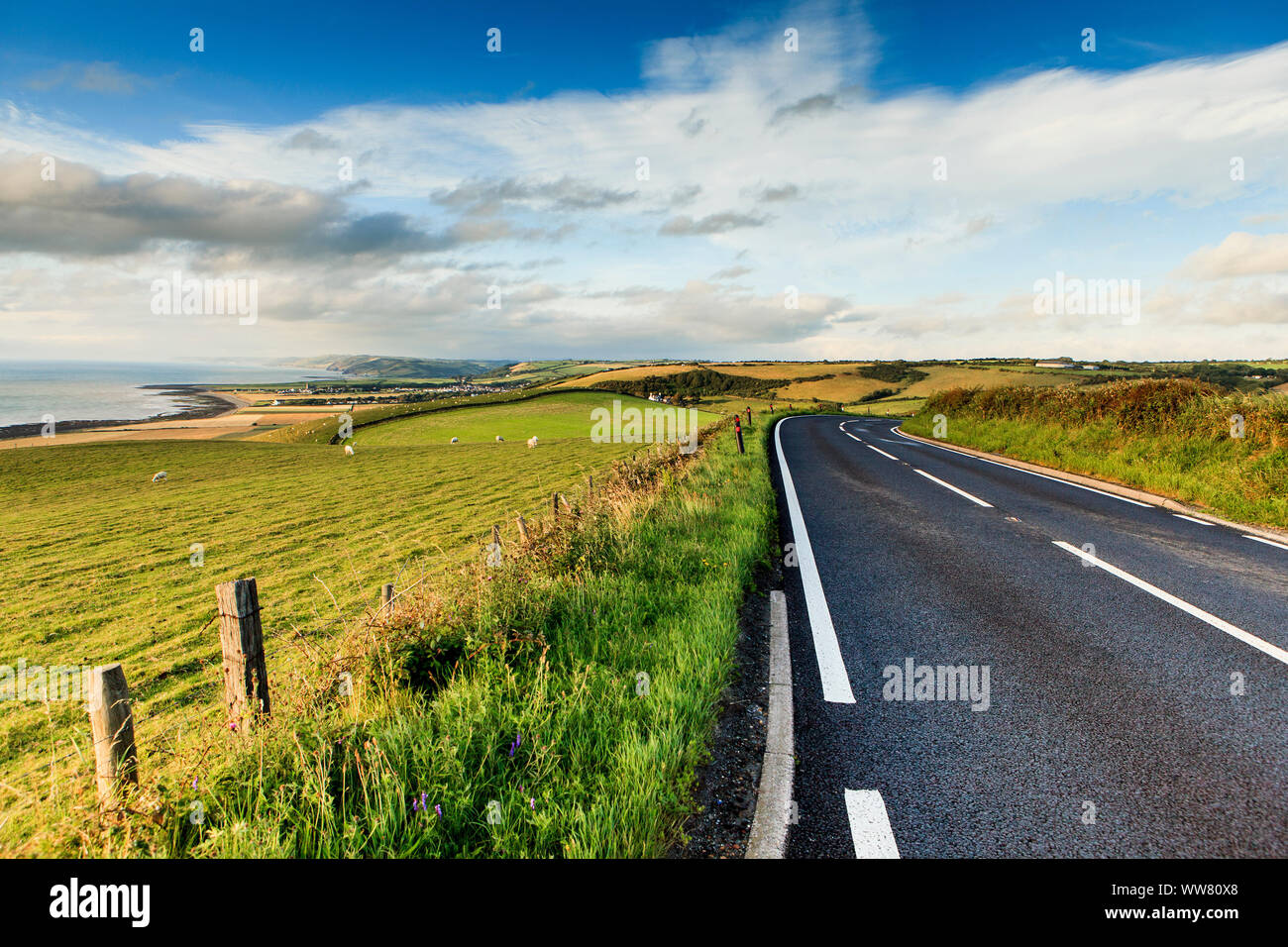 Landscape in Wales, Great Britain Stock Photo - Alamy