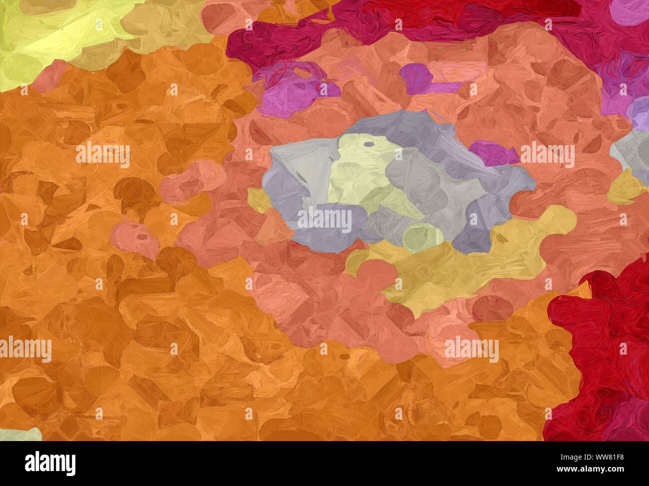 abstract natural painting style with bronze, burly wood and pastel ...