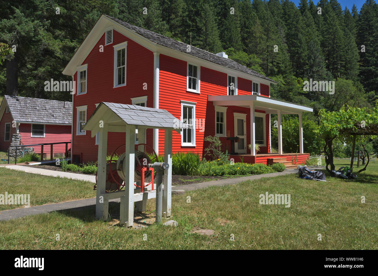 Rogue River Ranch, a restored historic site and open air museum in the ...