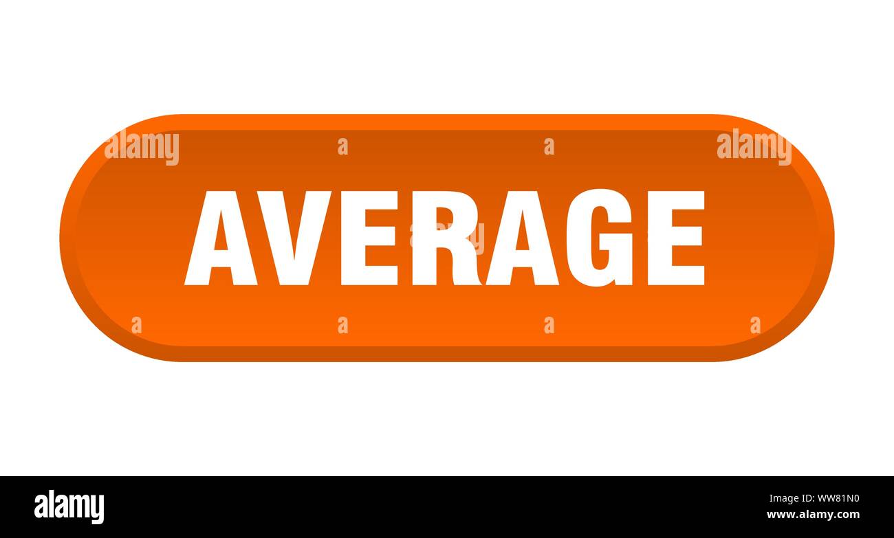 average button. average rounded orange sign. average Stock Vector Image ...