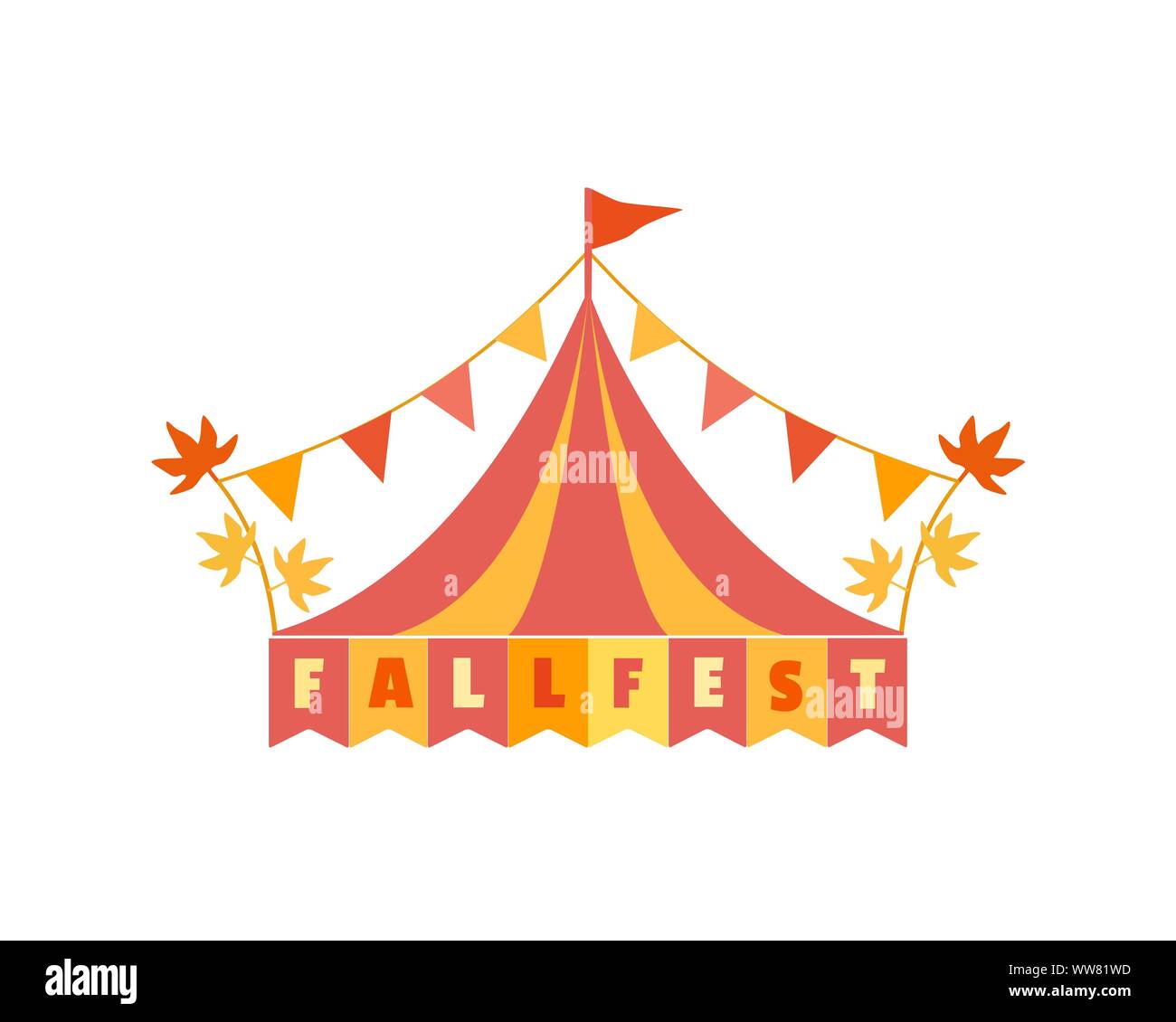 Fairground silhouette Stock Vector Images - Alamy